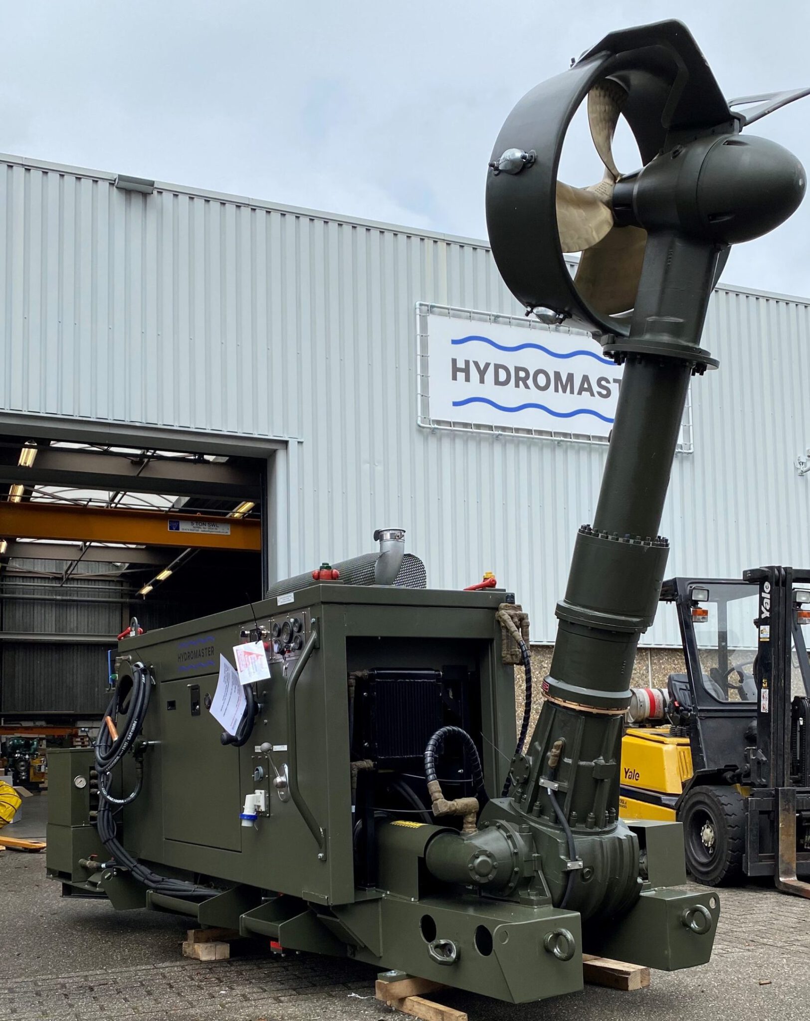Azimuth propulsion systems for UK Ministry of Defence - Hydromaster